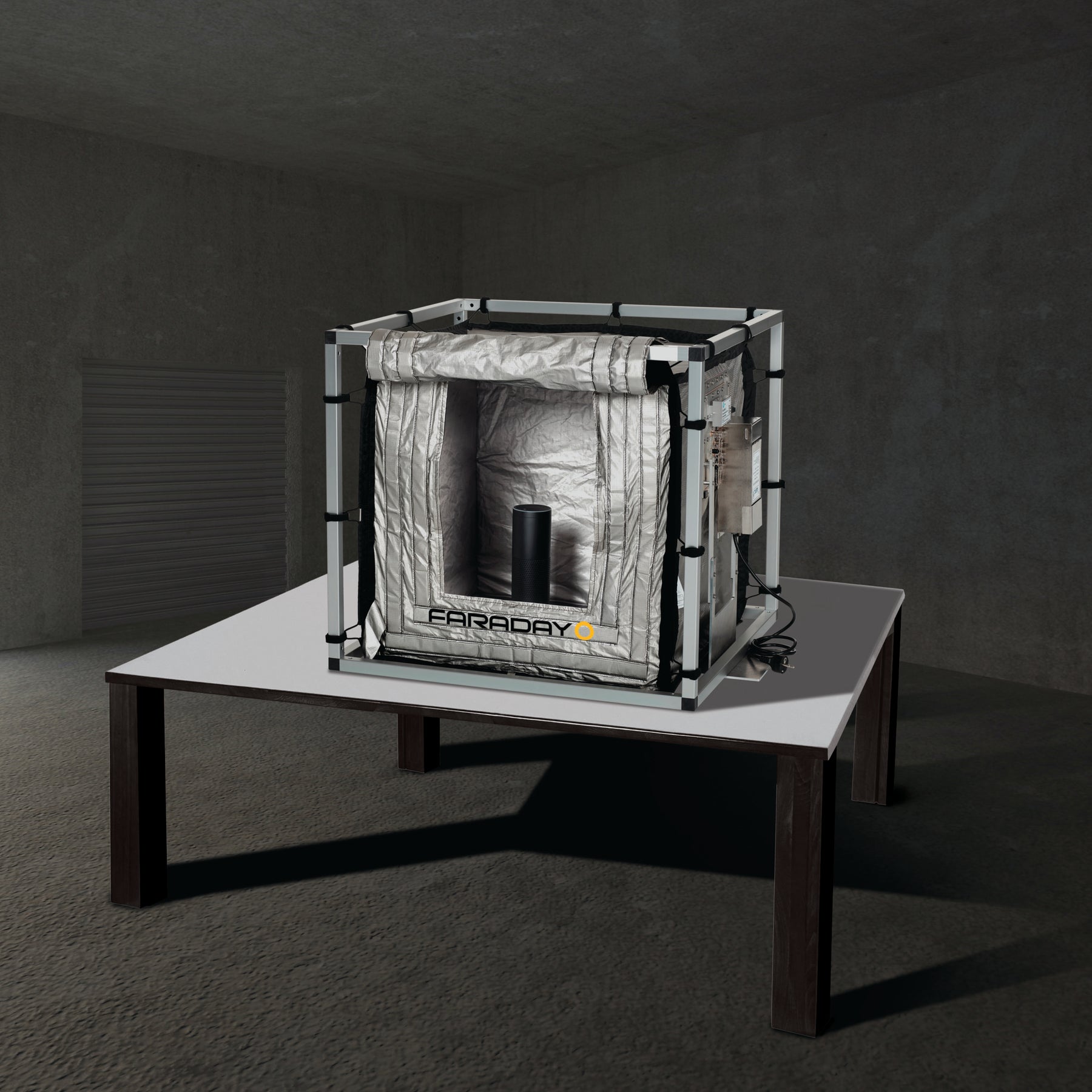 Large Faraday Tabletop Enclosure 4′ x 4′ x 4′ – Prepper Hideout