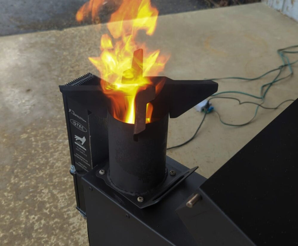 Liberator Rocket Heater Generation 2 Wood Burning or Pellet Stove with ...