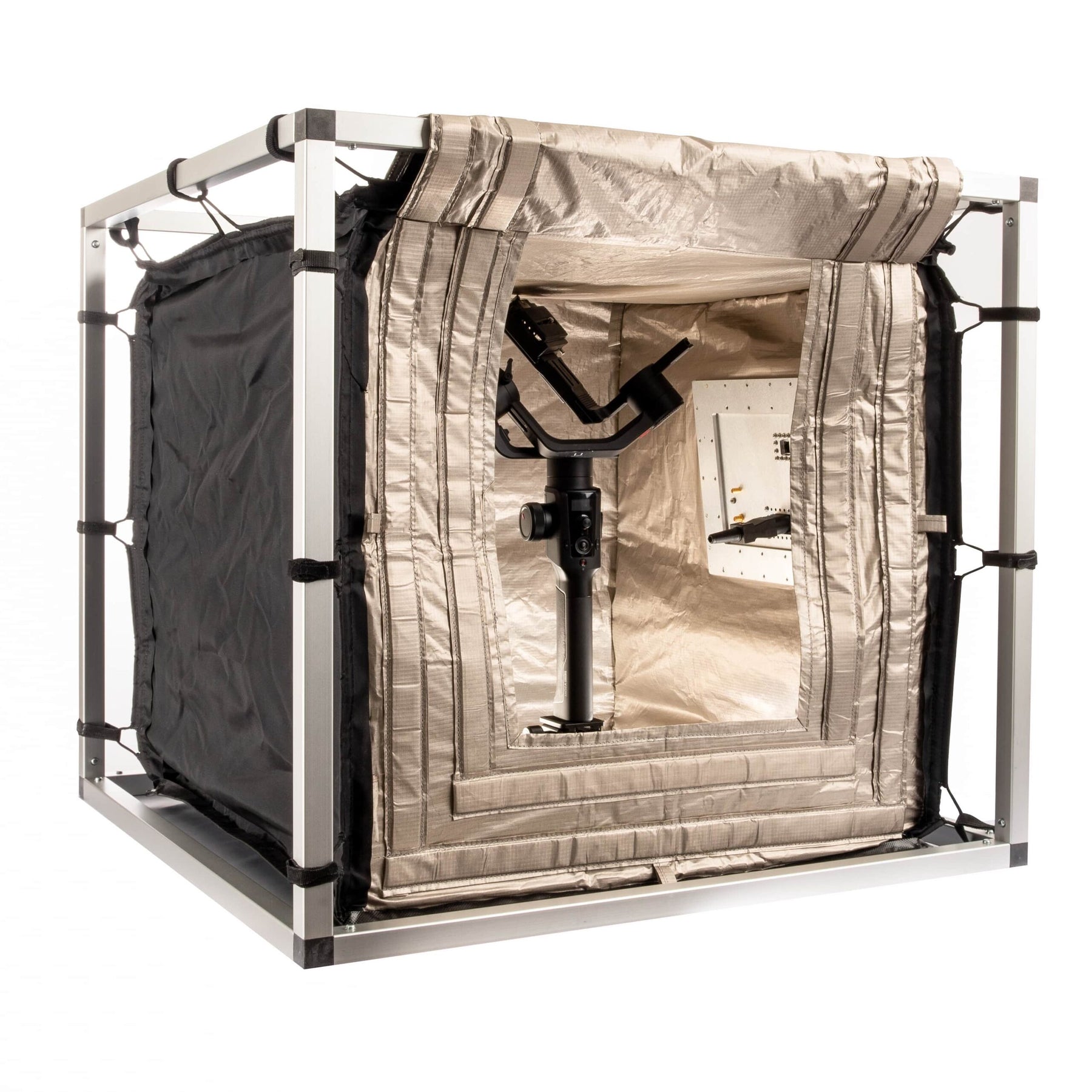 Large Faraday Tabletop Enclosure 4′ x 4′ x 4′ – Prepper Hideout