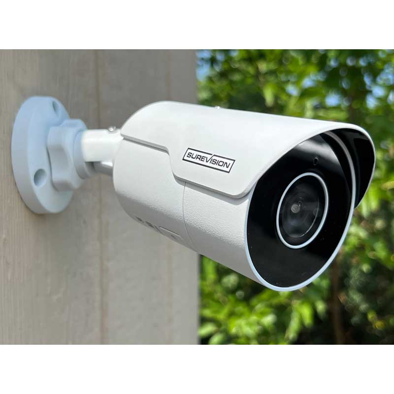 CCTV Security Pros Infrared Bullet 32 Camera 4MP IP Video Recording Sy ...